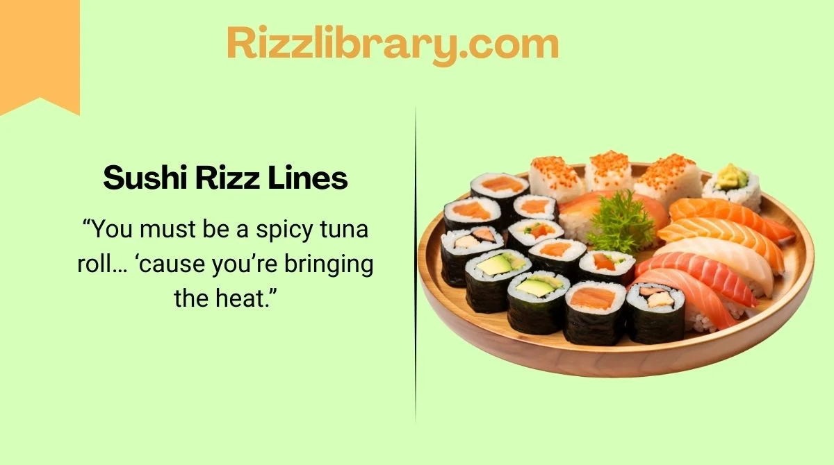 🍣 133+ Sushi Rizz Lines That’ll Make Your Crush Say “Roll With Me” in ...