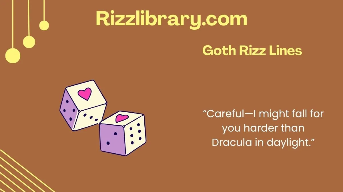 🖤 196+ Goth Rizz Lines That Will Steal Souls (and Maybe Hearts) in 2025 🦇💀